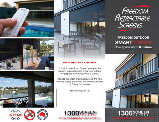 Freedom Retractable Screens 'Smartscreen Outdoor' brochure s - Fly ...